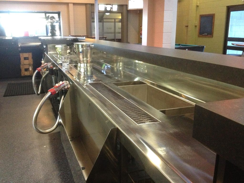 Stainless Steel Benches and Tops - Sharp Edge